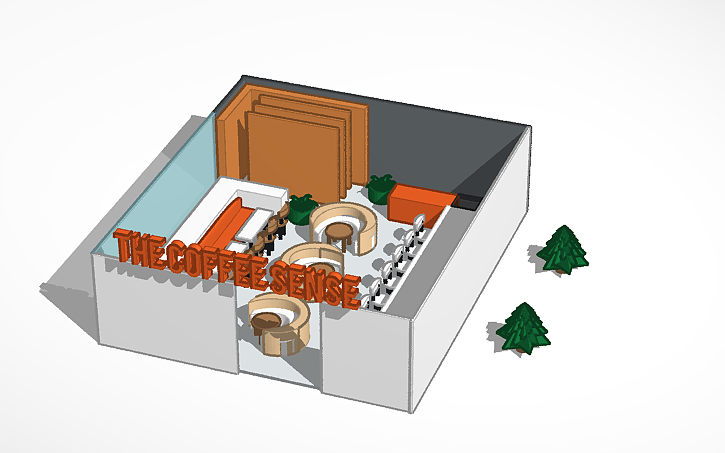 3D design Parklet | Tinkercad