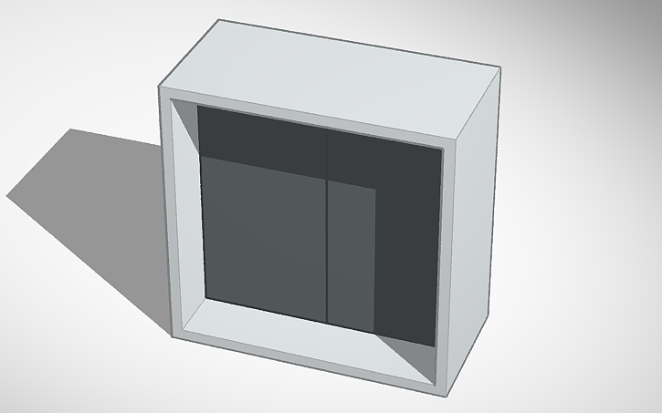 3D design Electronic door - Tinkercad