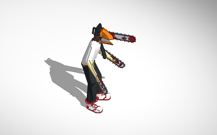 3D design Chainsaw Man (Denji) - Tinkercad