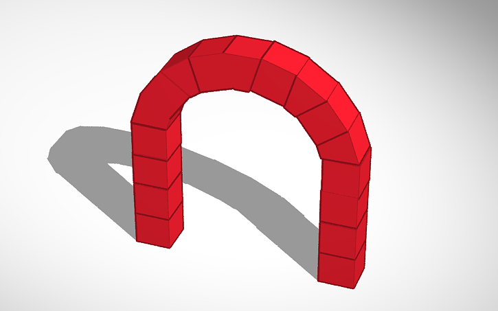 3D design Arch - Tinkercad