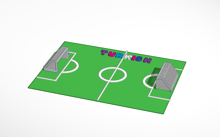 3D design Soccer - Tinkercad