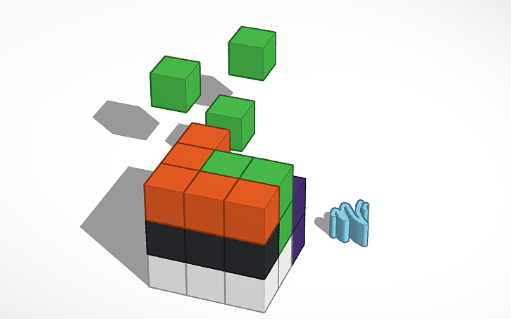 3D design cube - Tinkercad