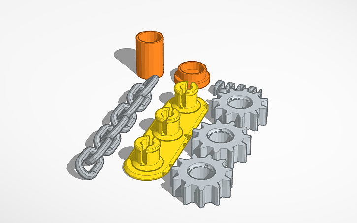 3D design fidget set - Tinkercad