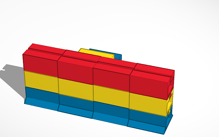 3D design Block Room Divider | Tinkercad