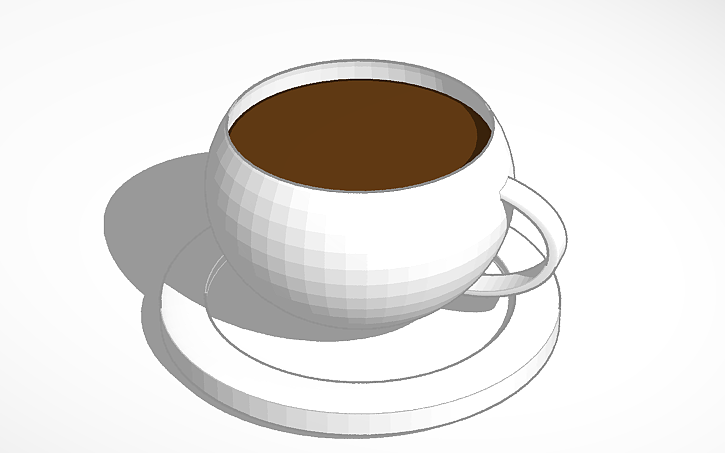 3D design Tea - cup - Tinkercad