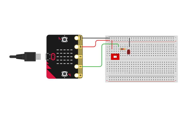 Circuit Design Reto Micro Bit Tinkercad