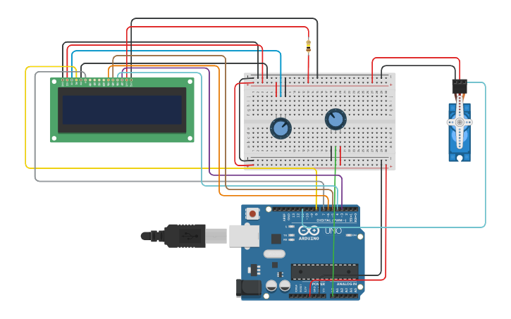 Circuit design TP2 ejercicio5 | Tinkercad