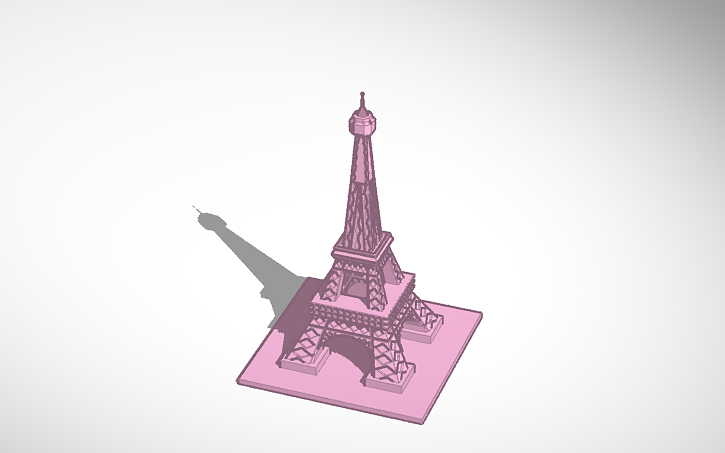 3D design tower - Tinkercad