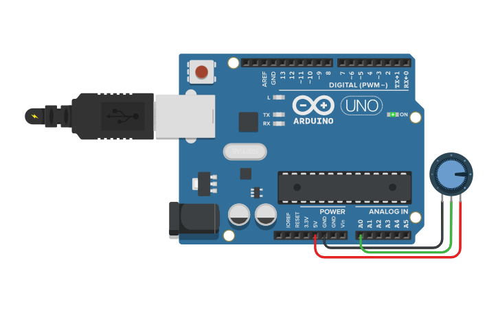 Circuit design Função constrain - Tinkercad