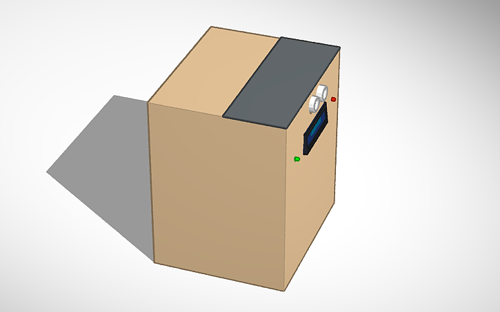 3D design Smart Trash Can(Forkan) - Tinkercad