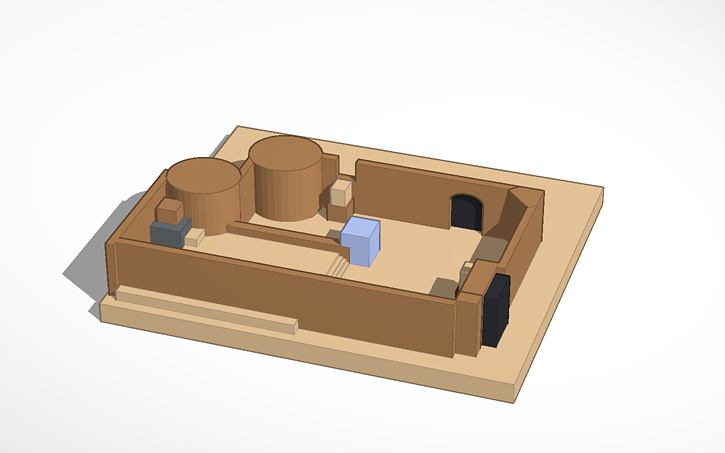 3D design Dust 2 b site | Tinkercad