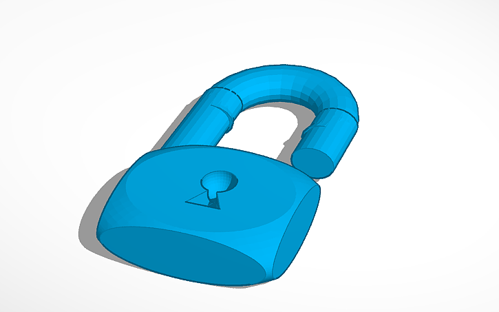 3D design Lock - Tinkercad