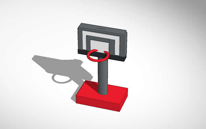 3D design Basketball Net - Tinkercad