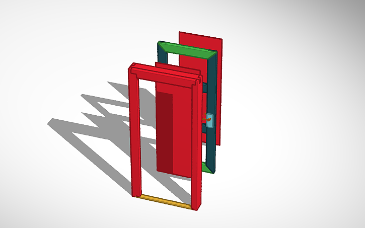3D design Door - Tinkercad