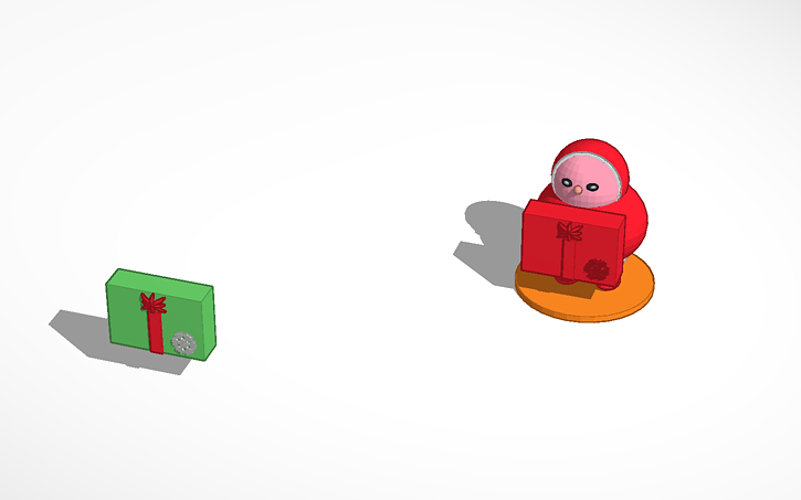 3D design Santa Claus - Tinkercad