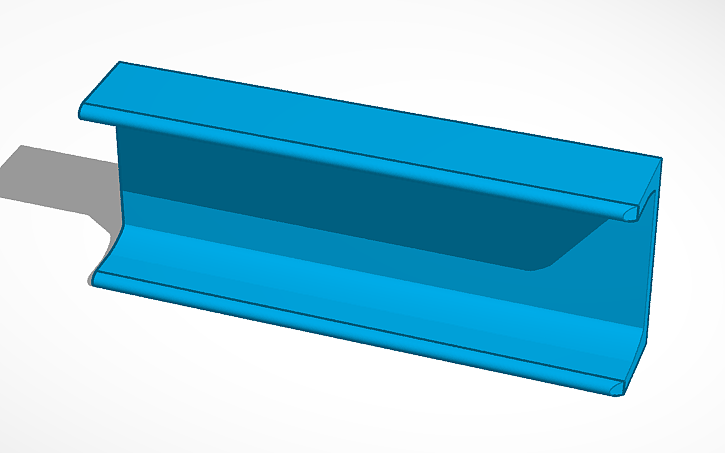 3D design C channel - Tinkercad