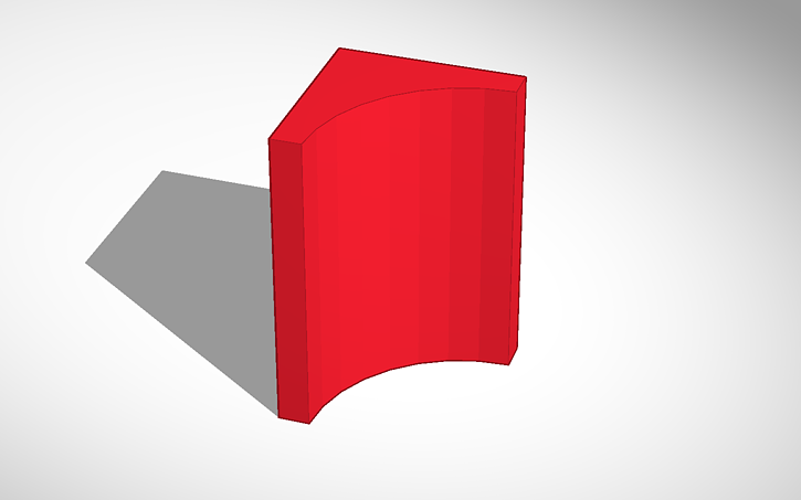 3D design Template for Rounded Corners - Tinkercad
