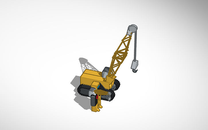 3D design autobot crane - Tinkercad