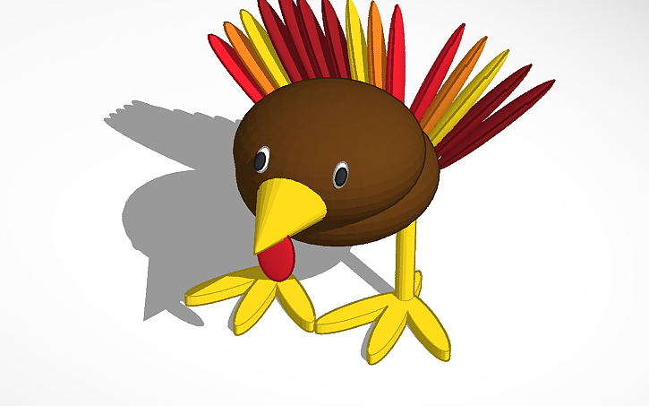 3D design turkey | Tinkercad
