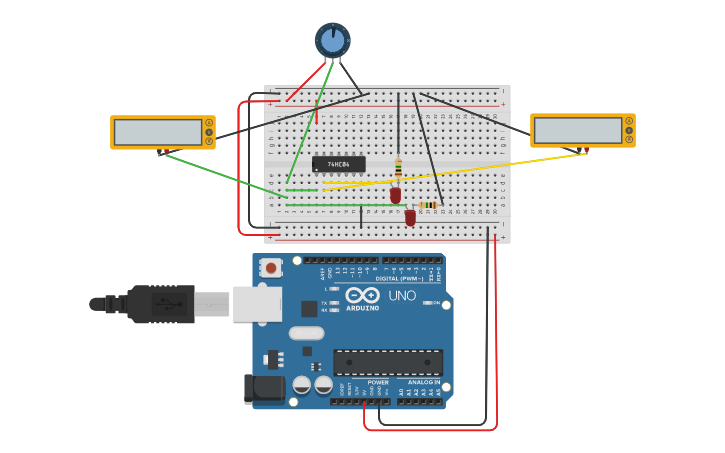 Circuit design Lab 2 Part A - Tinkercad