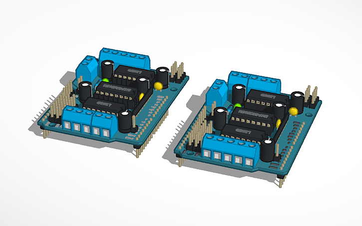 3D design Motor Driver Shield for Arduino - Tinkercad