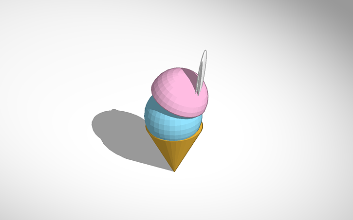 3D design Ice cream | Tinkercad
