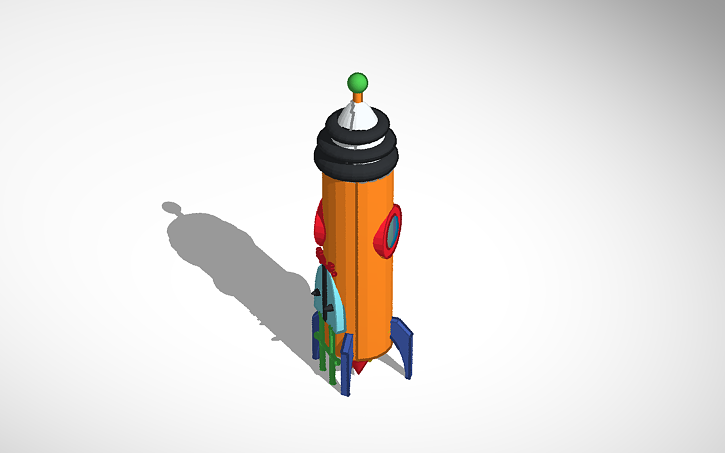 3D design Rocket HomeWork | Tinkercad