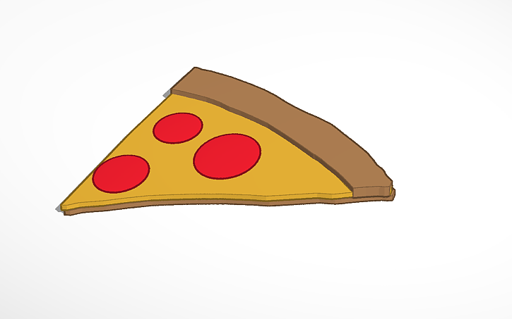 3D design slice of Pizza | Tinkercad