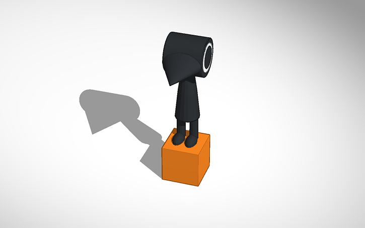 3D design MONUMENT VALLEY CROW PERSON | Tinkercad