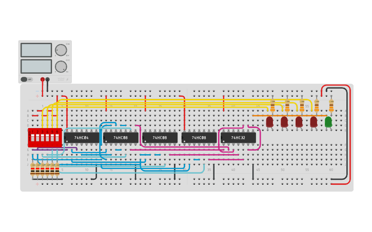 Circuit design Multiplexor - Tinkercad