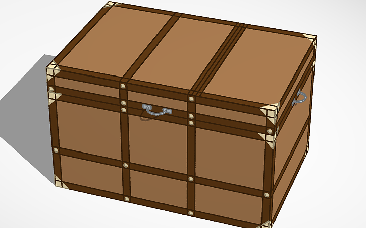 3D design Doors Chest - Tinkercad