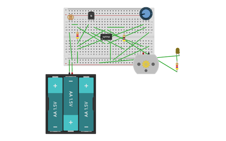 Circuit Design Temperature Controlled Dc Fan Tinkercad