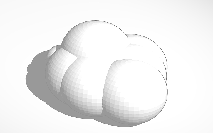 3D design Clouds - Tinkercad