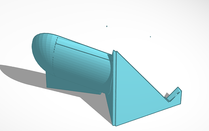 3D design phone stand - Tinkercad