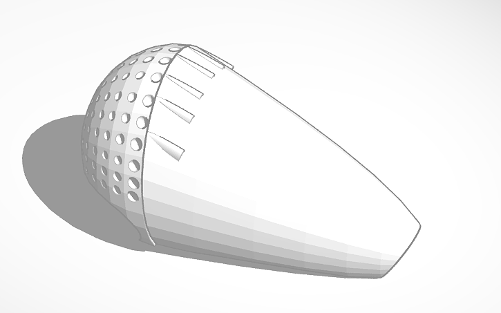 3D design Aerodynamic Helmet - Tinkercad