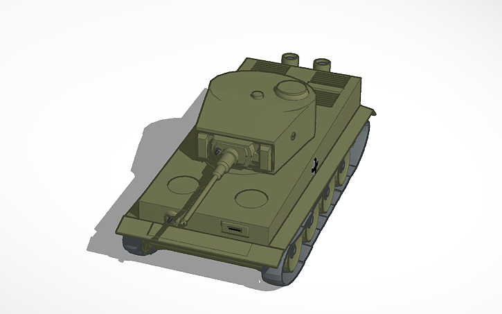 3D design Tiger - Tinkercad