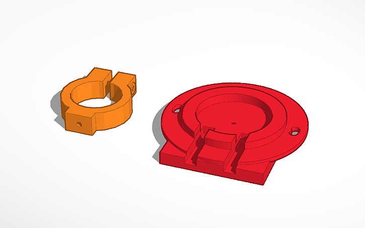 3D design Santa Christmas yard decoration light back. - Tinkercad