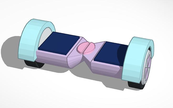 3D design Pastel Hover board - Tinkercad