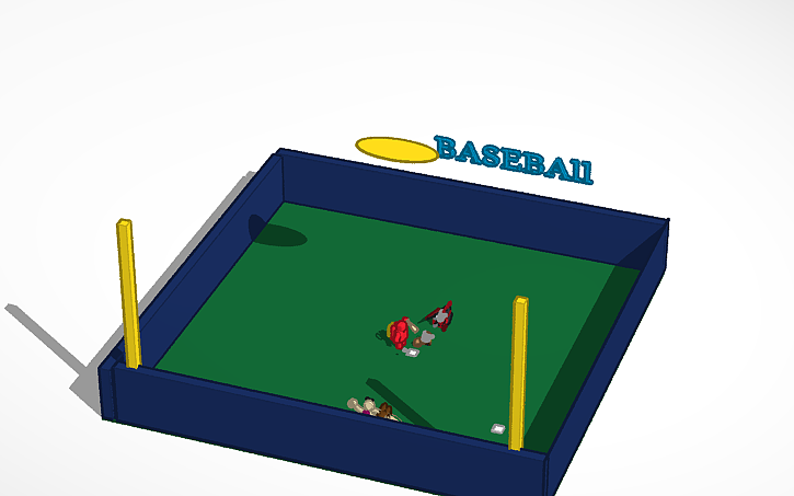 3D design Baseball - Tinkercad