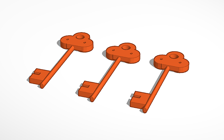 3D design house key - By siri | Tinkercad