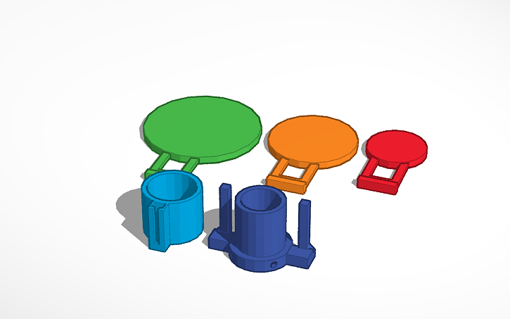 3D design Fully 3D Printable Swappable Target Dueling Tree for ...