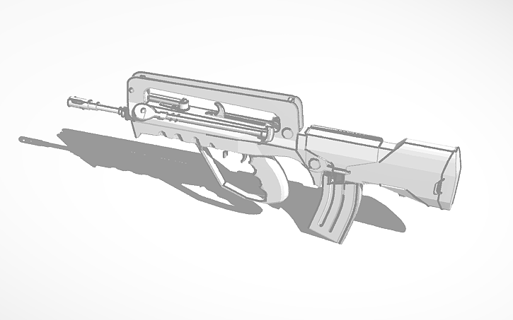 3D design famas - Tinkercad