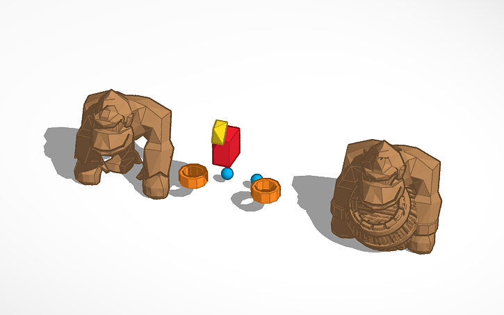 3D design Donkey Kong KC - Tinkercad