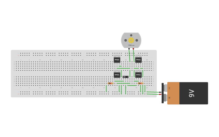 Circuit Design Mosfet H Bridge Tinkercad