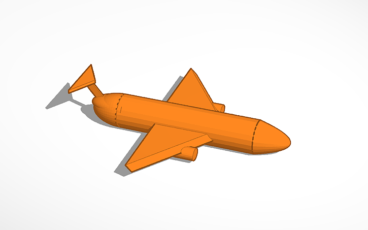 3D design Cool Plane - Tinkercad