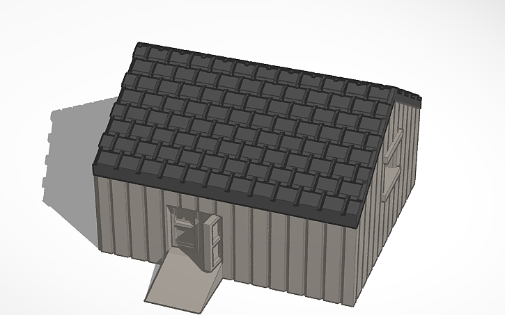 3D design WW2 Barn 1:100 | Tinkercad