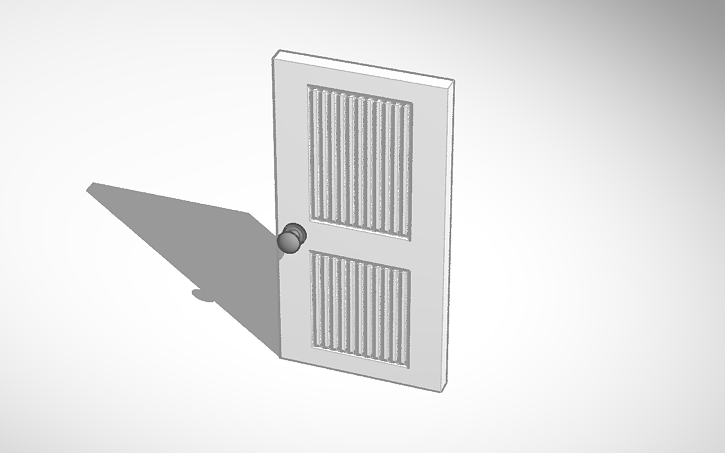 3D design Door - Tinkercad
