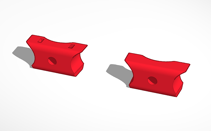 3D design Chainstay bridge for supporting a mudguard - Tinkercad