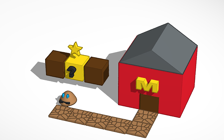 3D design mario | Tinkercad