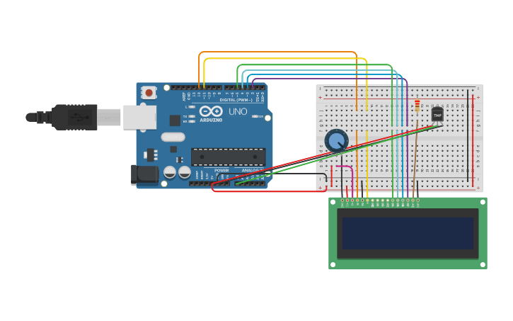 Circuit Design Temperature Scanner Tinkercad
